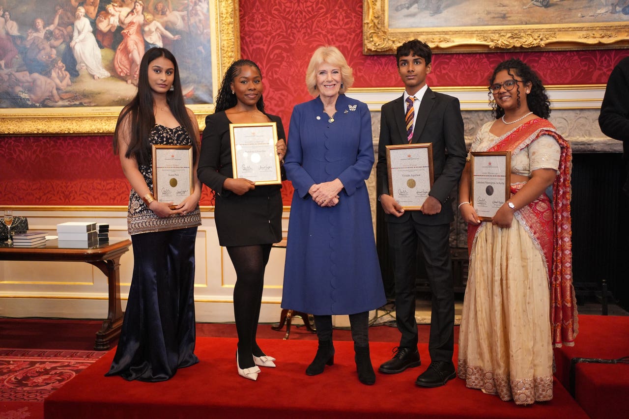 Camilla celebrates Queen’s Commonwealth essay competition winners ...