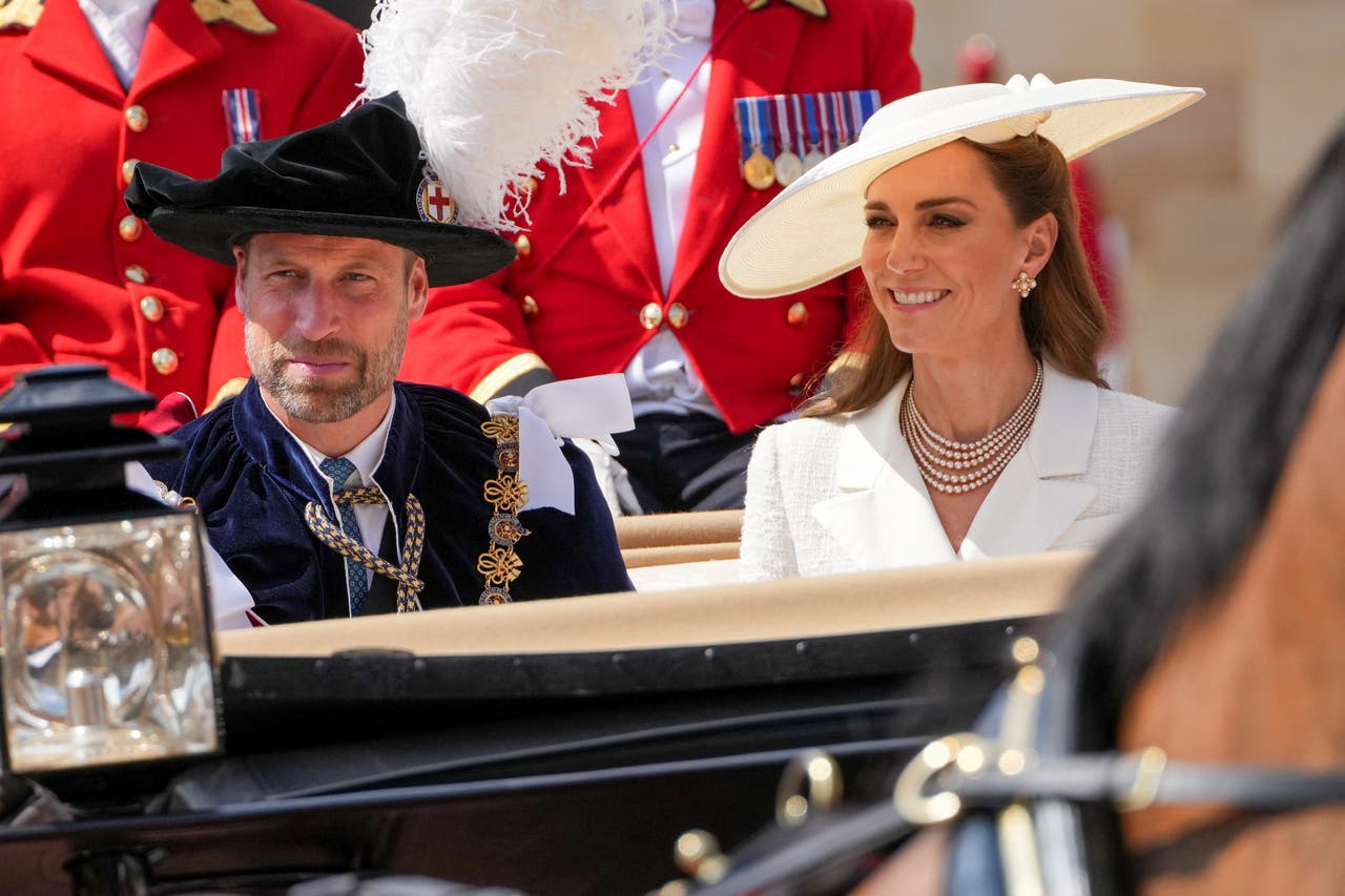 Kate shares a laugh with Sophie during Order of the Garter celebration ...