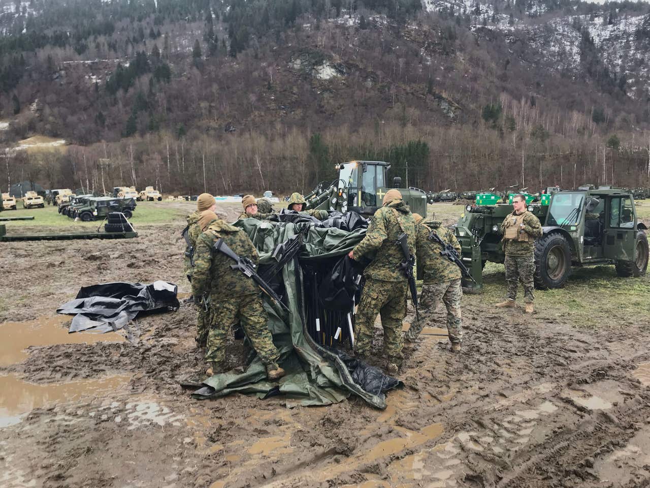Marine hails unique capability of Norwegian caves full of US military ...