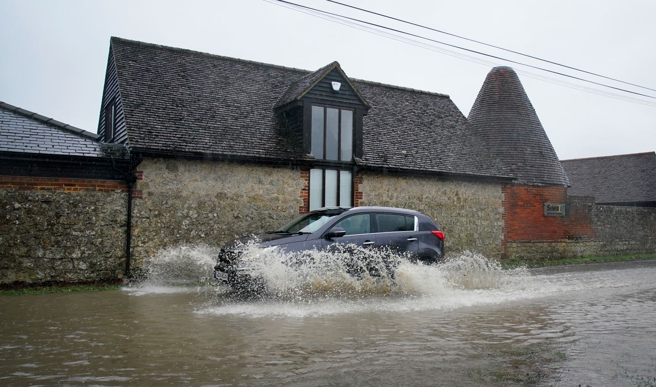 Danger to life flood warning issued in Dorset as Storm Chandra ...