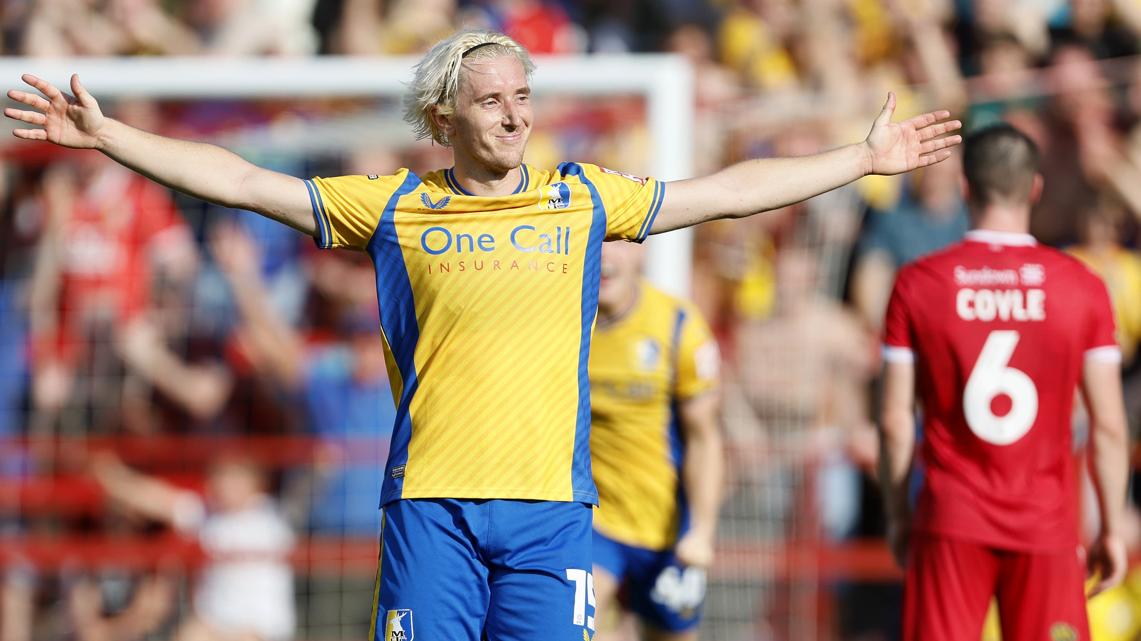 Aaron Lewis wonder goal caps Mansfield win at Accrington | LiveScore