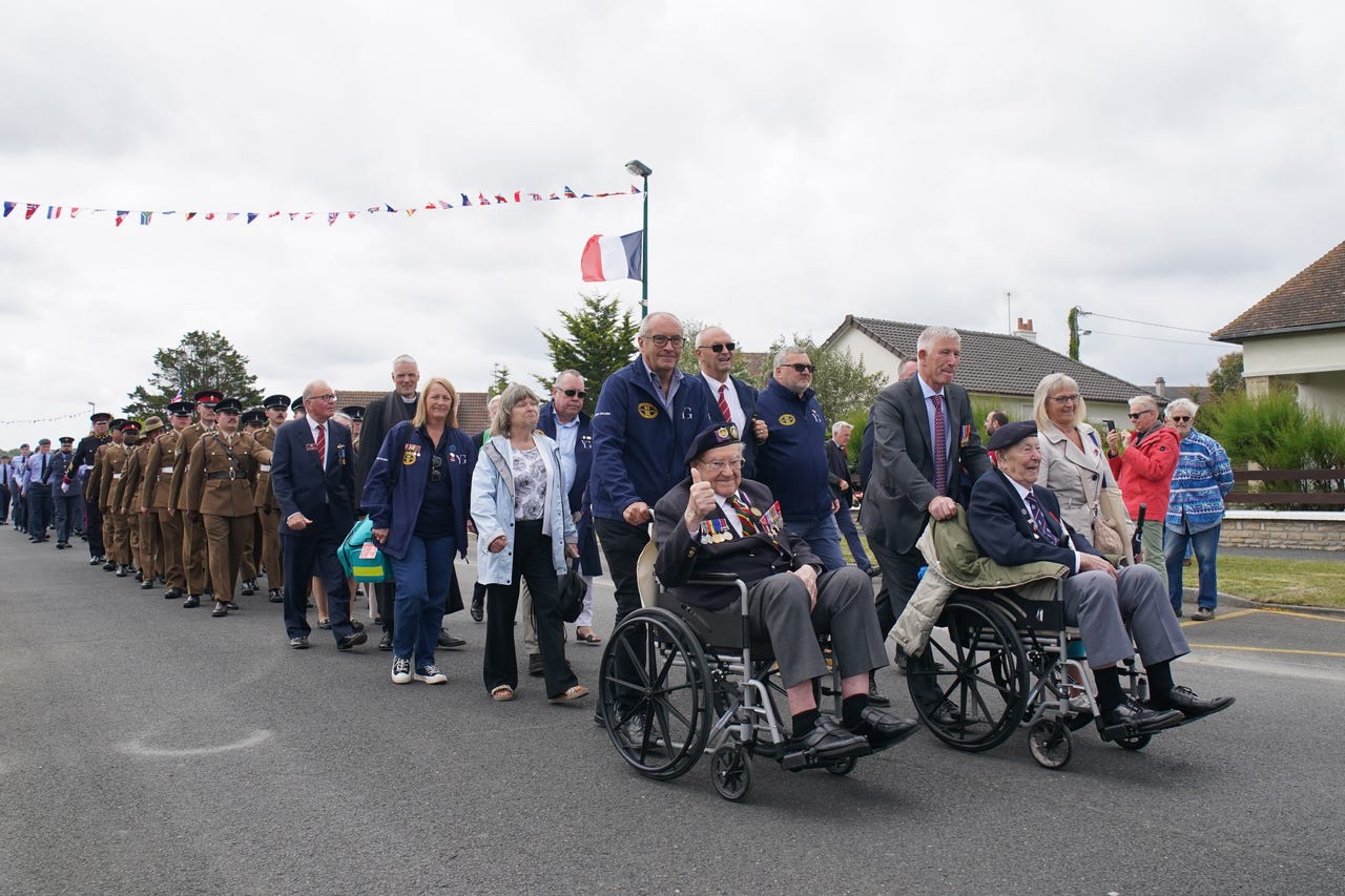 Veteran says bad memories need ‘weeding out’ as he marks D-Day ...