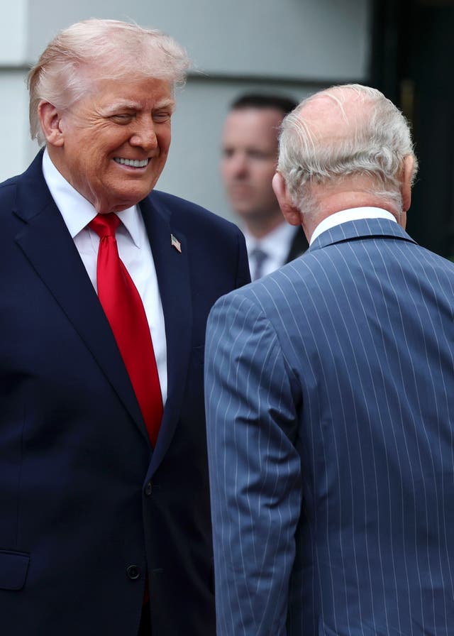 Trump welcomes King and shares hopes ‘special relationship’ will ...