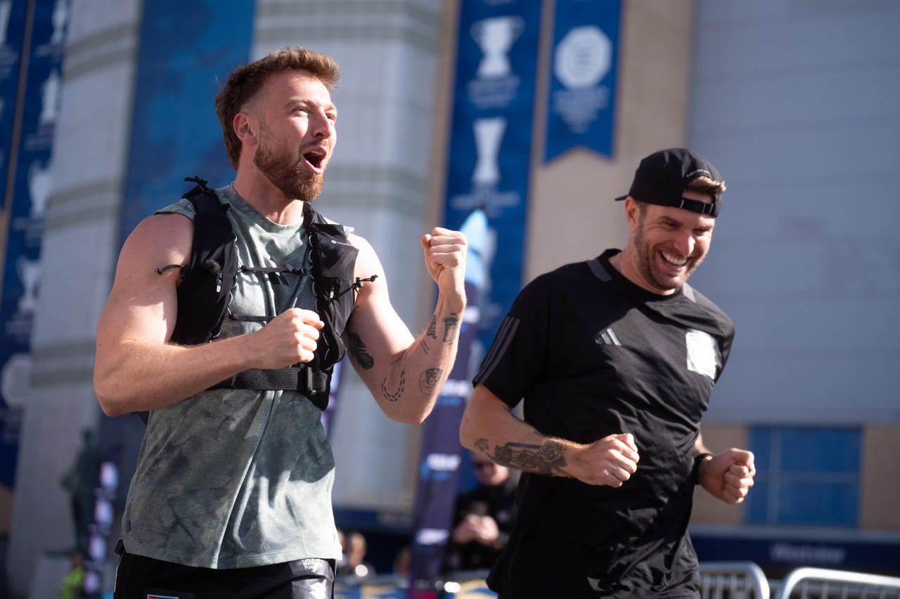 Sam Thompson begins 260-mile run and cycle to deliver Soccer Aid match ...