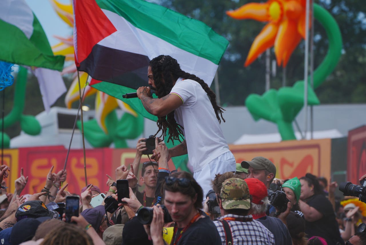 Police assessing videos of Kneecap and Bob Vylan’s Glastonbury performances