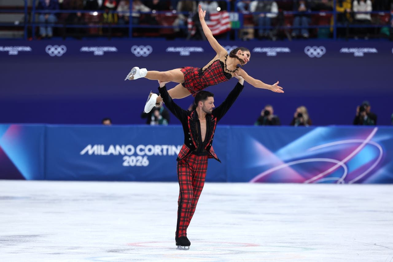 Lilah Fear and Lewis Gibson miss out on Olympic figure skating medal