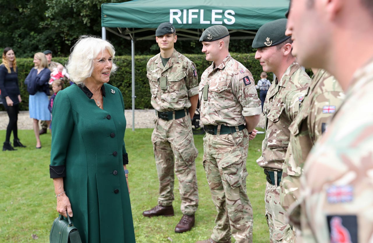 Colonel-in-Chief Camilla visits The Rifles | The Bolton News