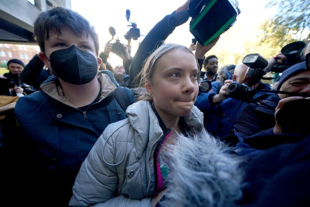 Greta Thunberg Denies Public Order Offence After Central London Protest