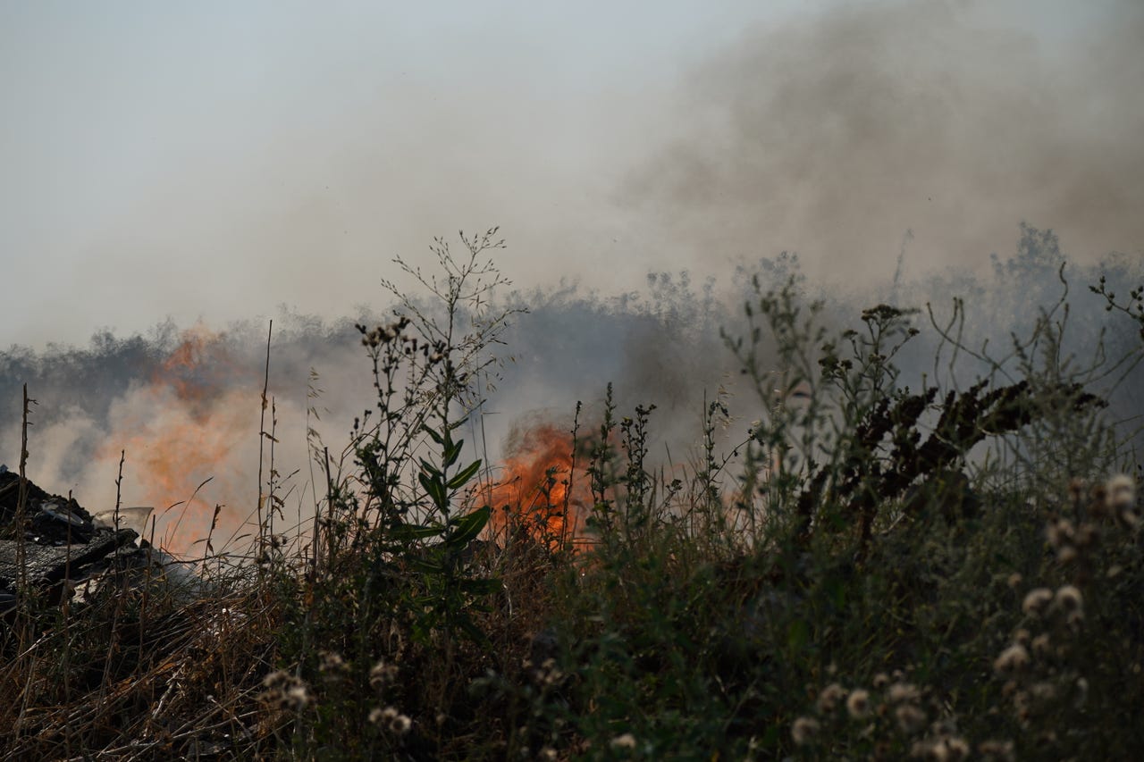 Number of casualties and houses destroyed in fires across London ...