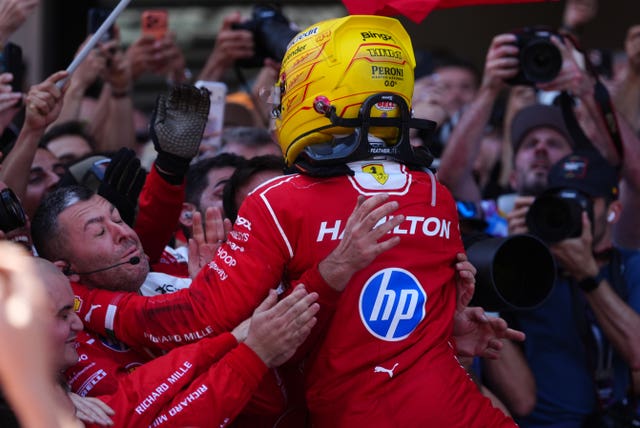 Lewis Hamilton says first Ferrari win ‘beyond wildest dreams’ | Wirral ...
