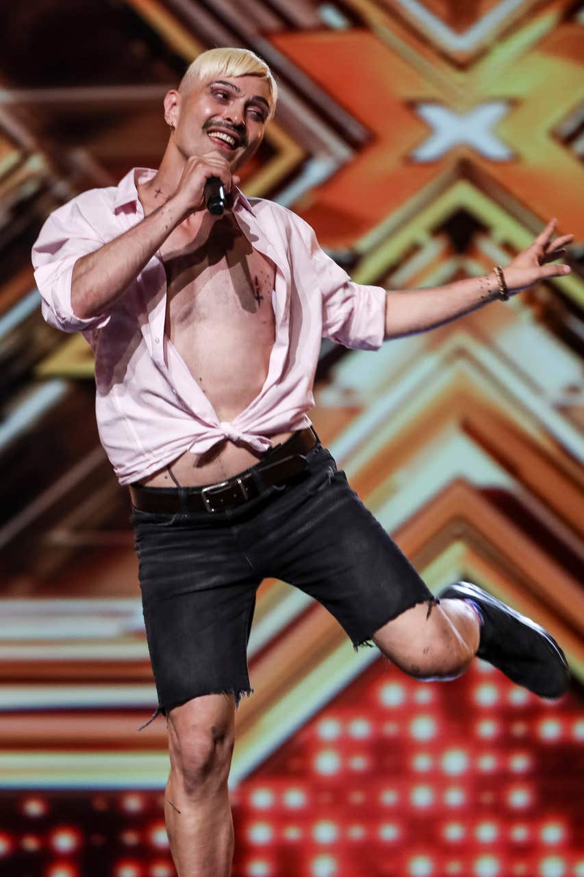 X Factor judges wowed by transgender singer