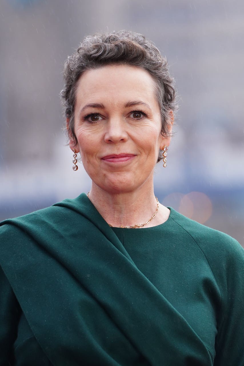 Olivia Colman goes blonde for Wonka world premiere in London | Western ...