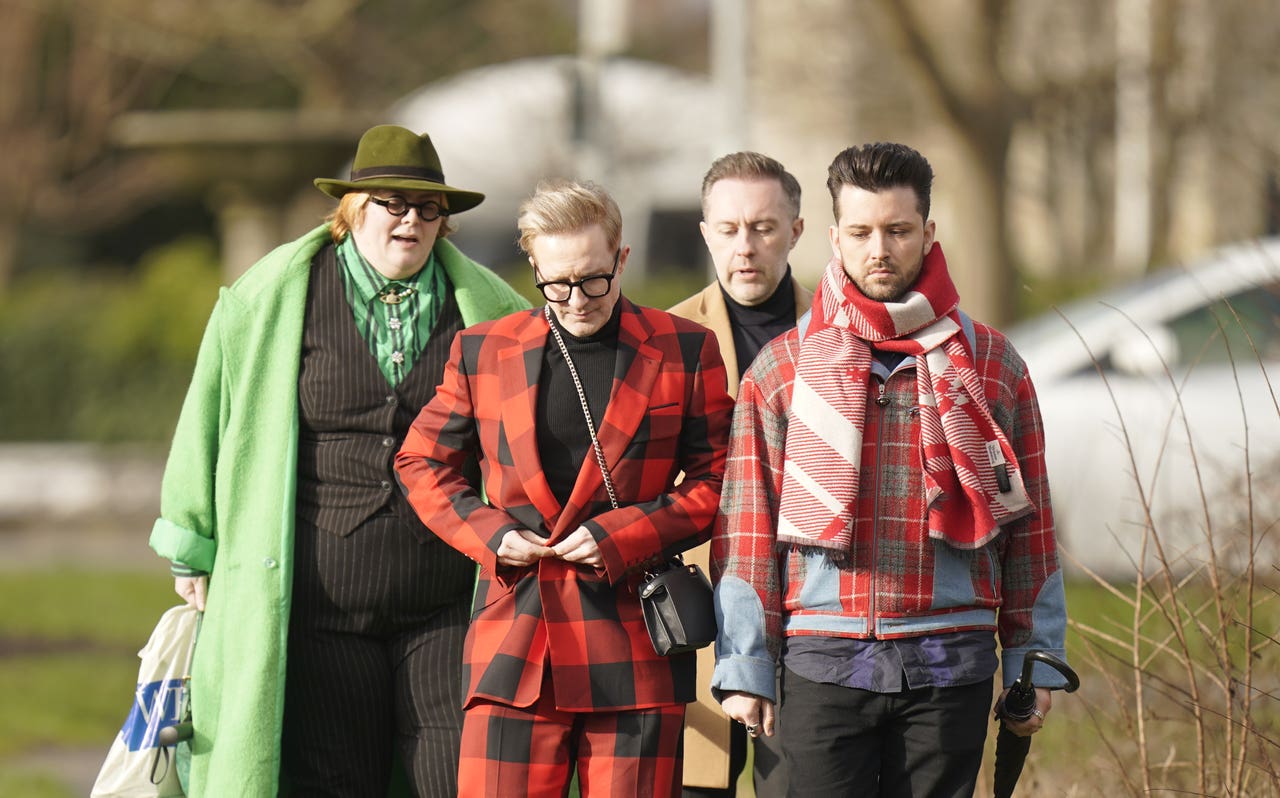 Steps singer Ian ‘H’ Watkins among mourners arriving at funeral of The ...