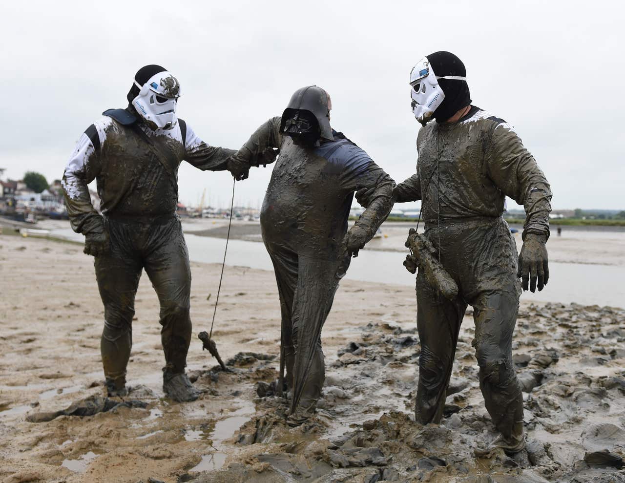 Runners battle squelch to raise cash for charity at Maldon Mud Race ...