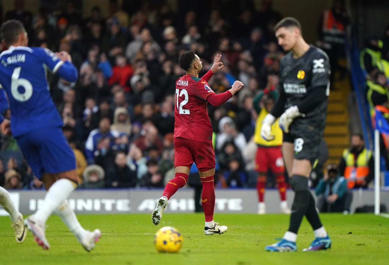 Matheus Cunha hat-trick fires Wolves to comeback victory as Chelsea ...