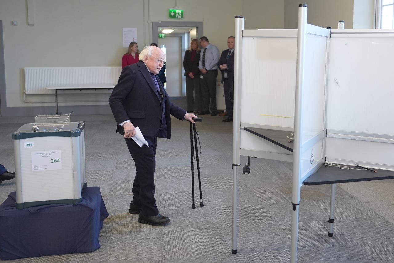 Michael D Higgins returns to Aras after two nights in hospital ...