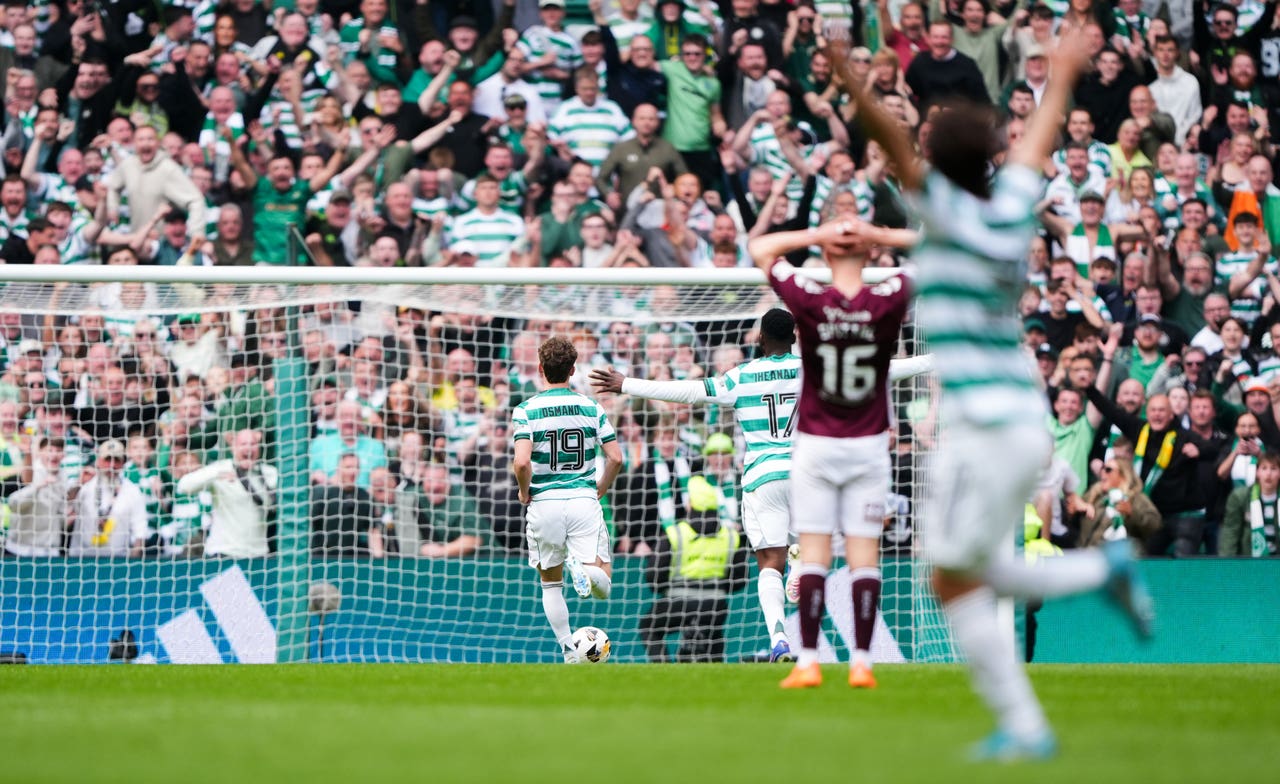 Celtic are champions again as Hearts title dream is shattered late on ...