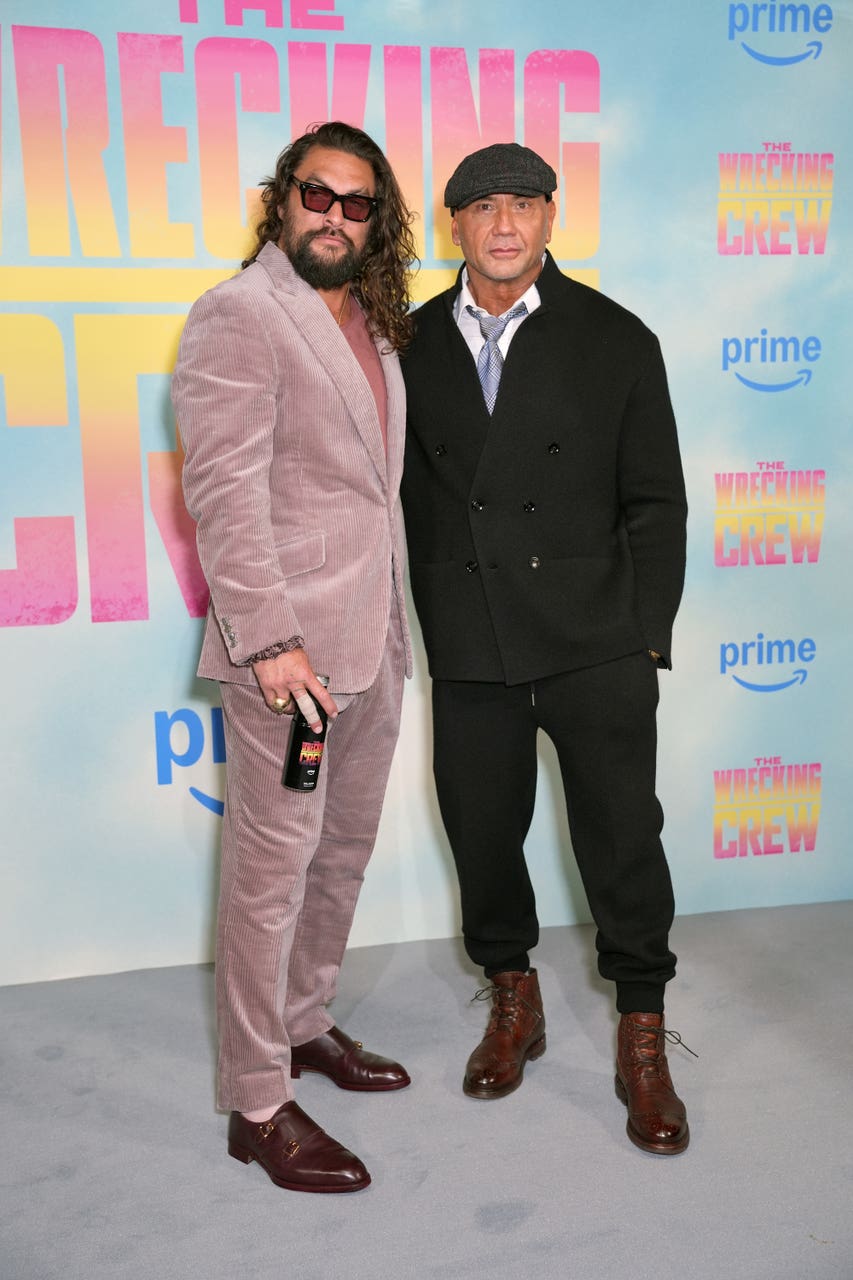Dave Bautista says ‘great chemistry’ with Jason Momoa led to new film ...