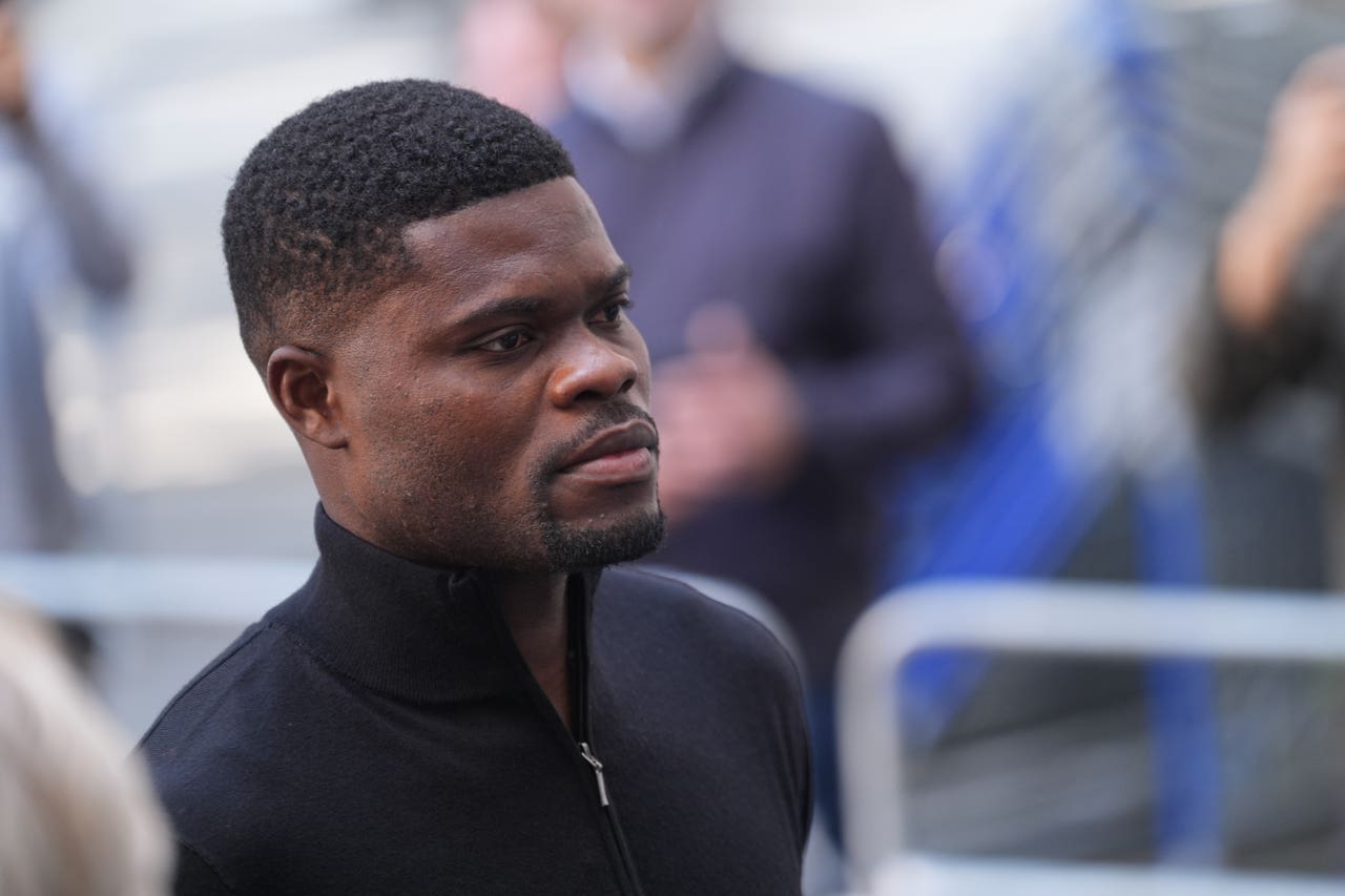 Former Arsenal footballer Thomas Partey arrives at court to face rape charges | East Anglian ...