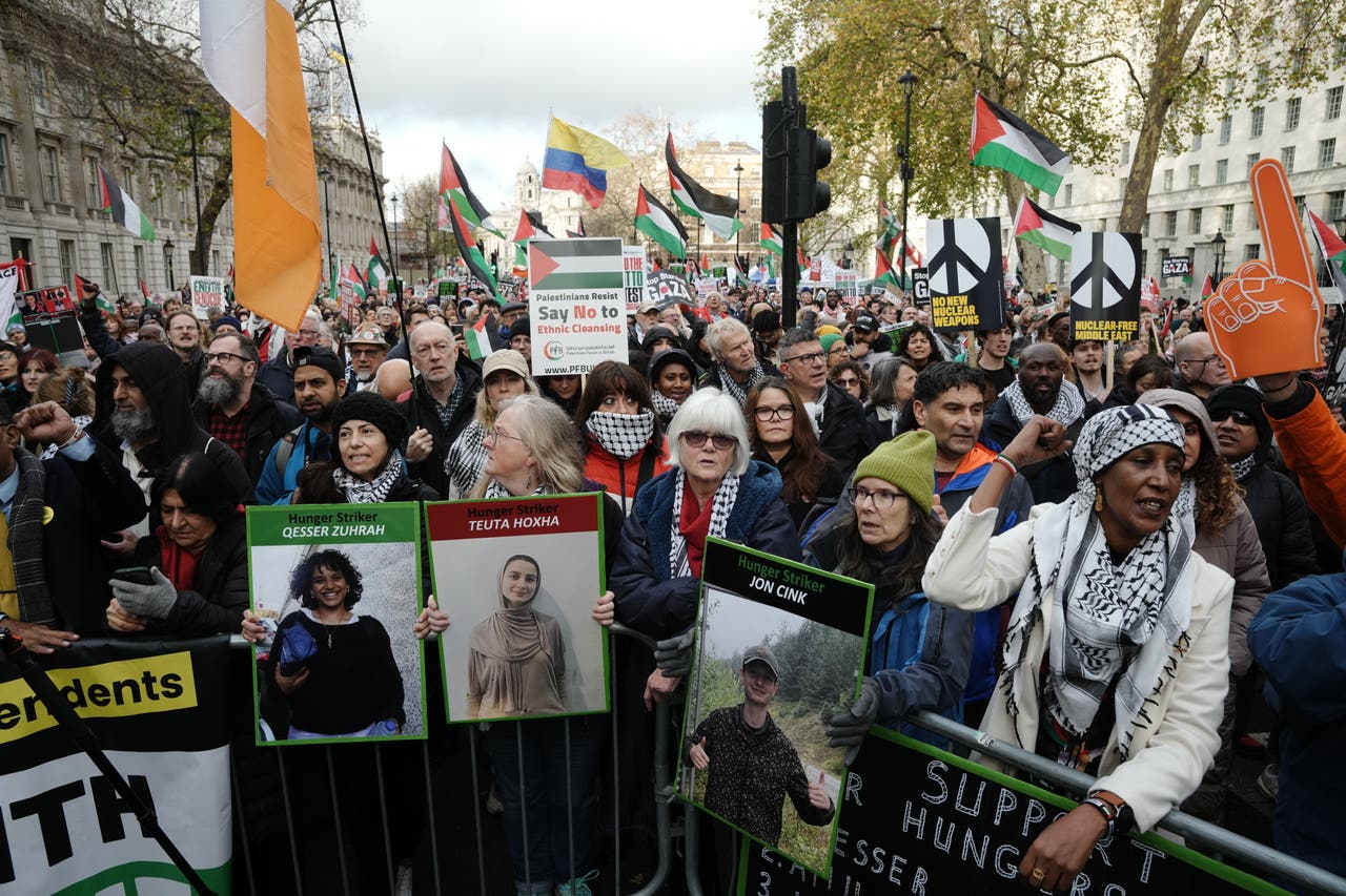 Police arrest 25 over ‘support for Palestine Action’ at Birmingham ...
