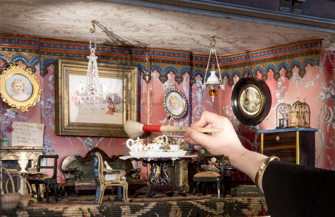 Beatrix Potter doll’s house back on display after 300 hours of ...