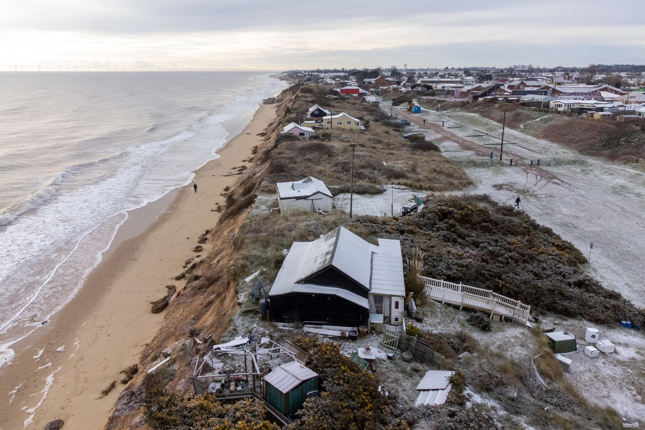 Four coastal homes may be demolished after road collapse | Malvern Gazette