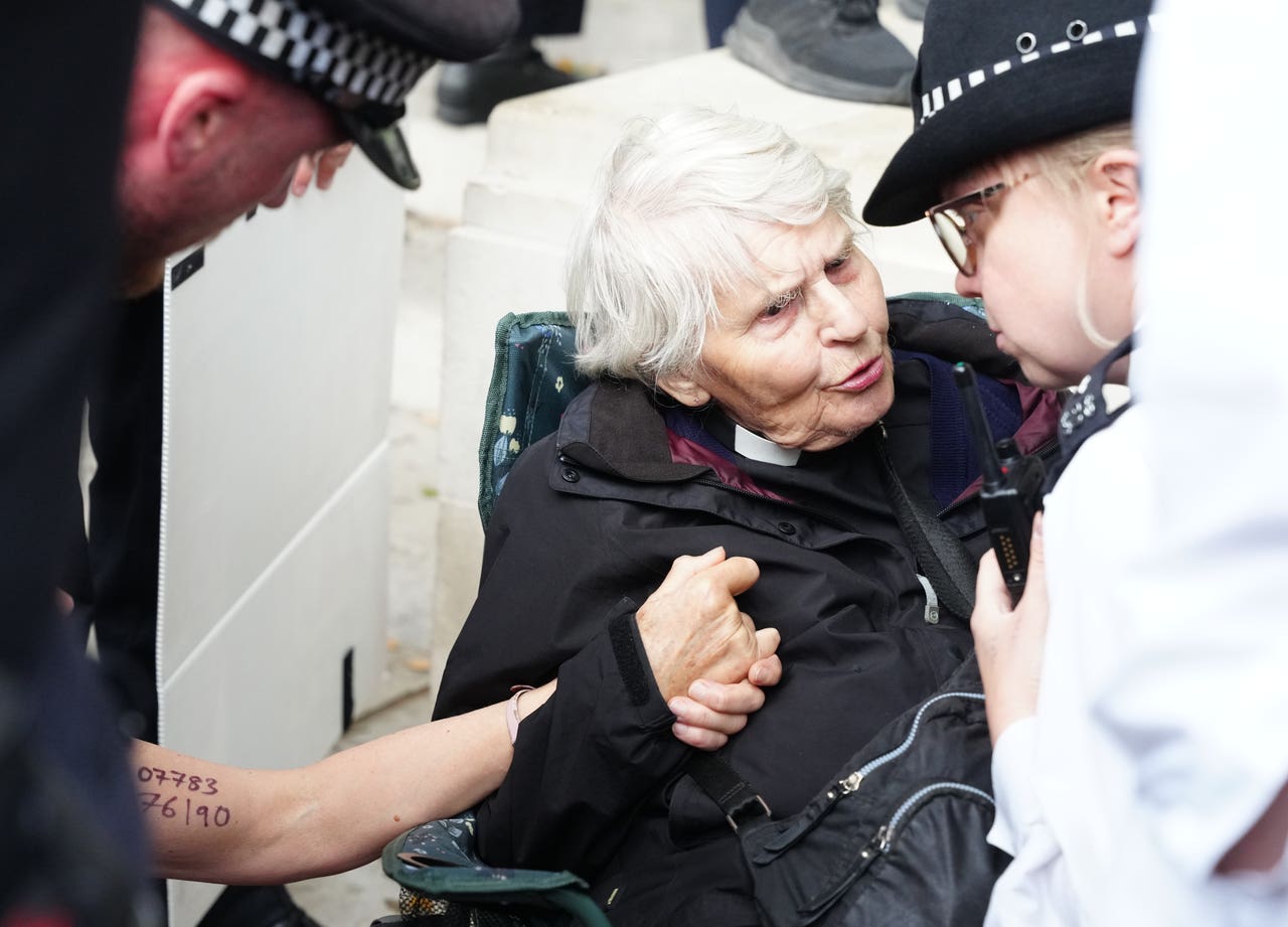 29 people arrested at protest in support of banned Palestine Action ...