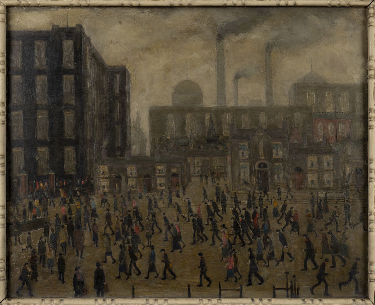 LS Lowry painting originally bought for £10 expected to fetch up to £1 ...