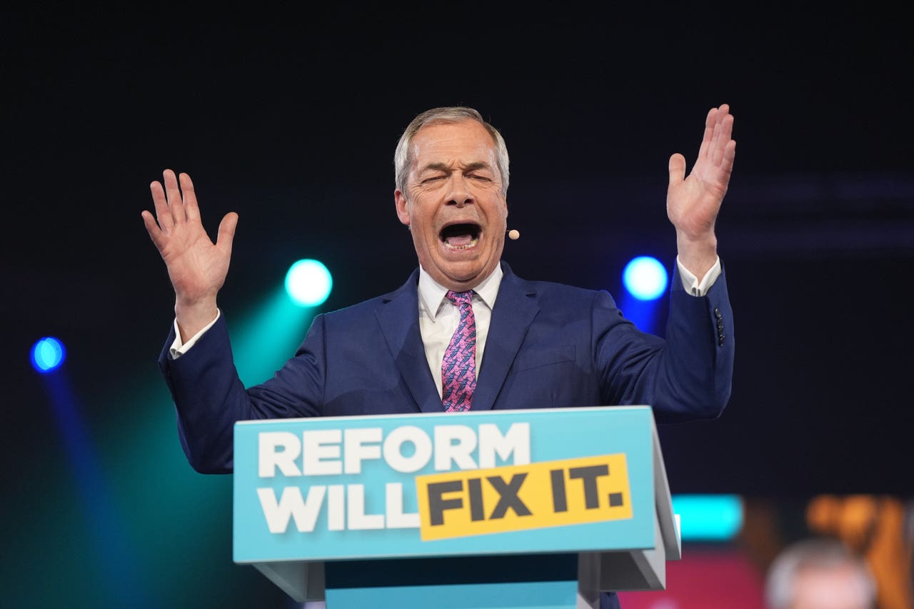 Reform UK echoes Trump with ‘make Britain great again’ aired at ...