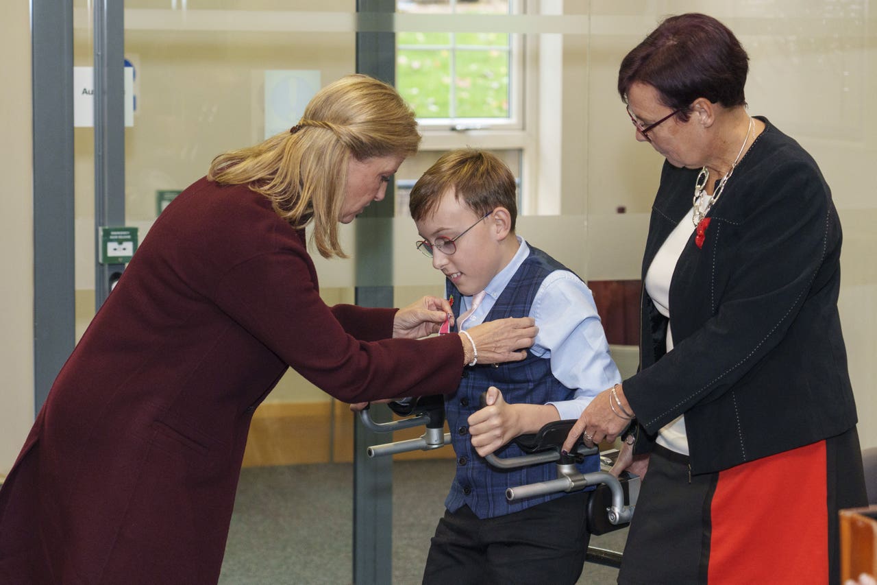 Youngest honours recipient Captain Tobias gets his BEM from royal ...