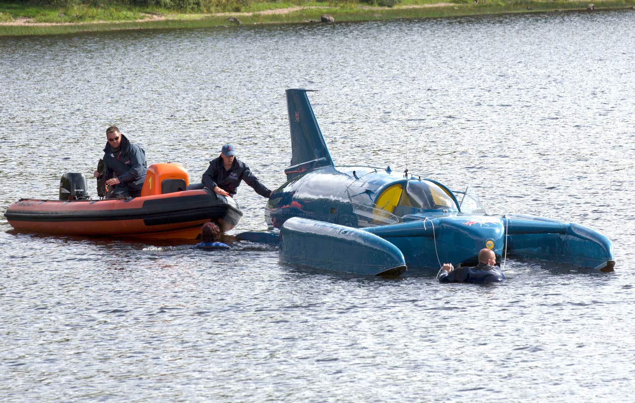 Bluebird returns to water more than 50 years after Donald Campbell’s ...