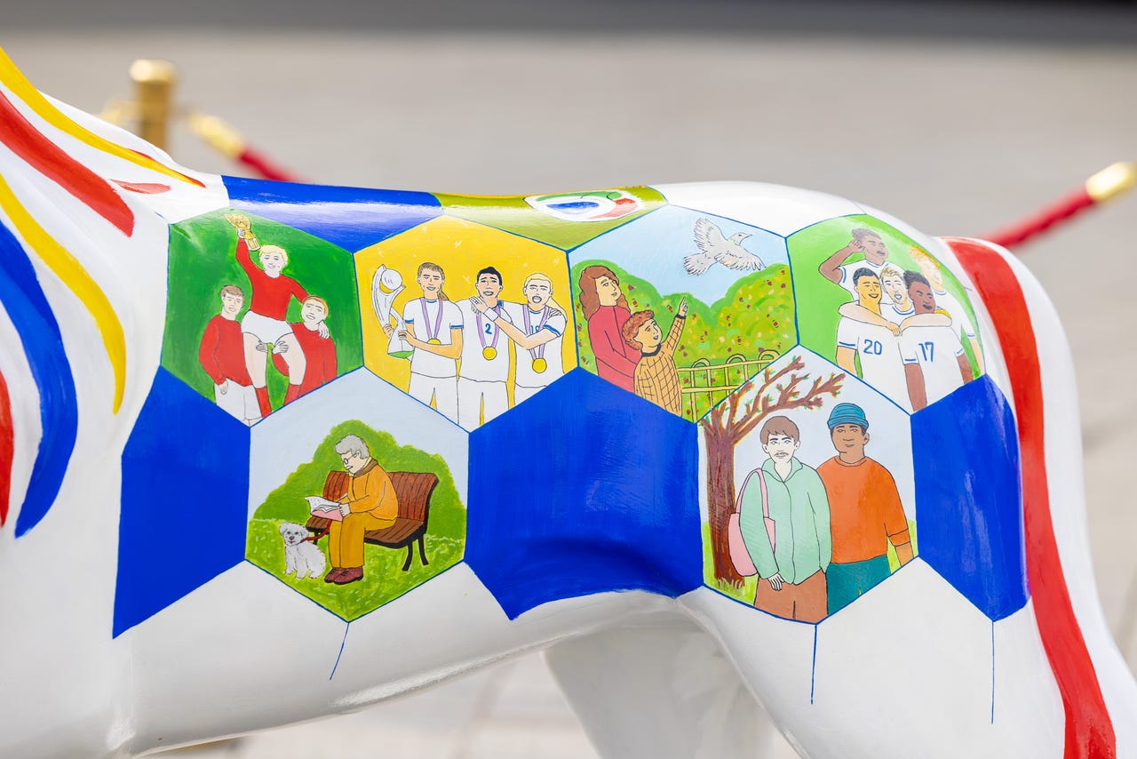 Lion-themed public art trail brings World Cup fever to England fans ...