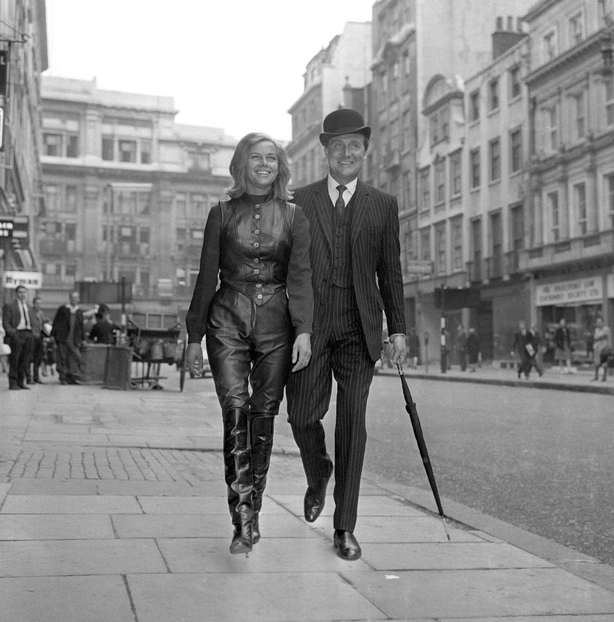 Avengers star Honor Blackman was a glamour-puss who packed a punch ...