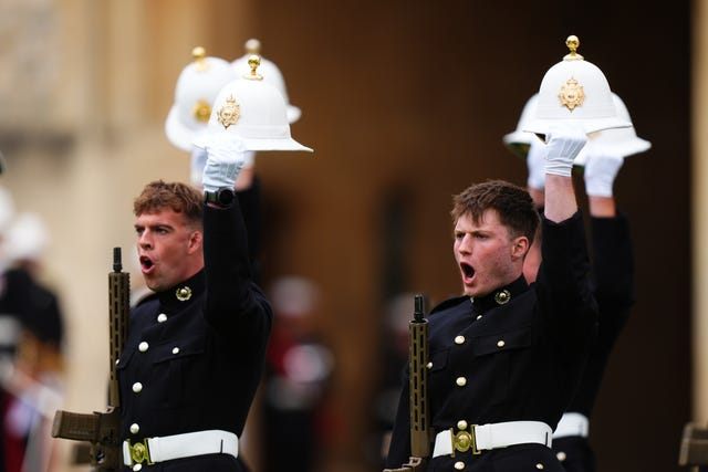 King tells Royal Marines of his ‘profound shock’ over helicopter ...