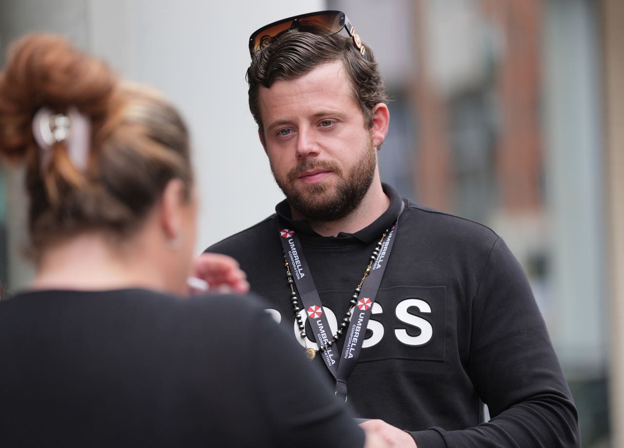 Men in court charged with violent disorder after protests outside ...