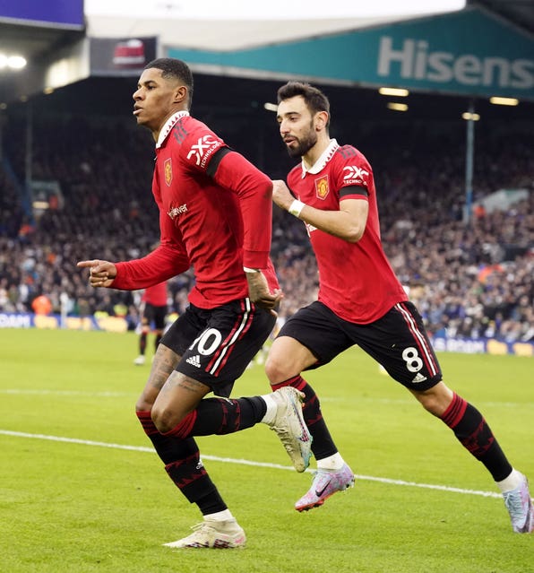 Marcus Rashford and Alejandro Garnacho give Man Utd victory at Leeds ...