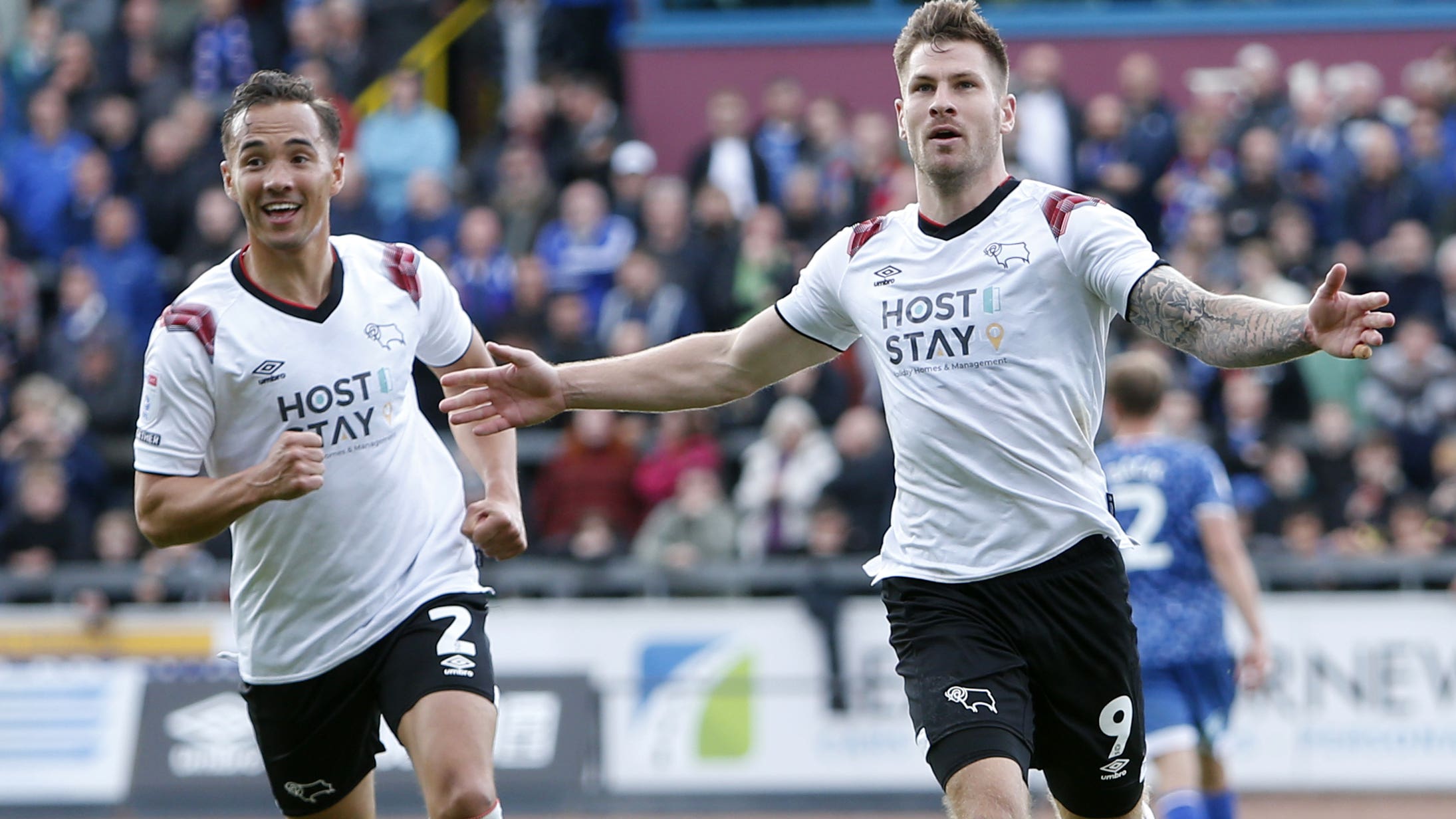 Carlisle 0-2 Derby: Collins brings up milestone with brace | LiveScore