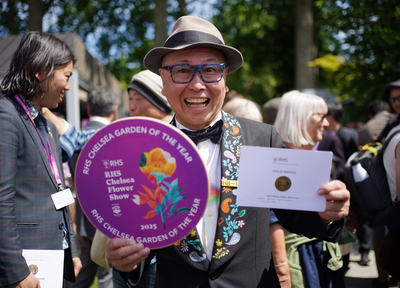 Veteran Chelsea Flower Show designer ‘honoured’ to win garden of the ...