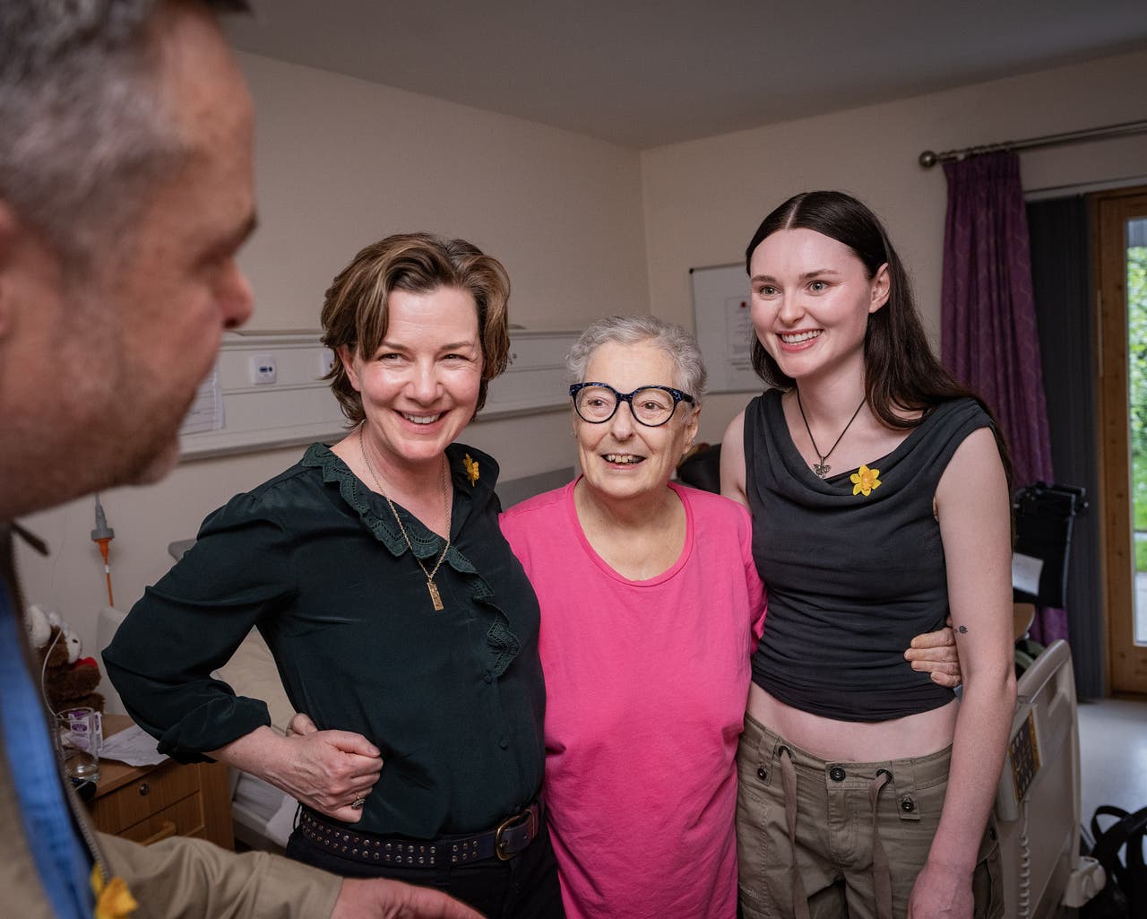 Stars from Blue Lights drama visit Belfast Hospice | Lancashire Telegraph