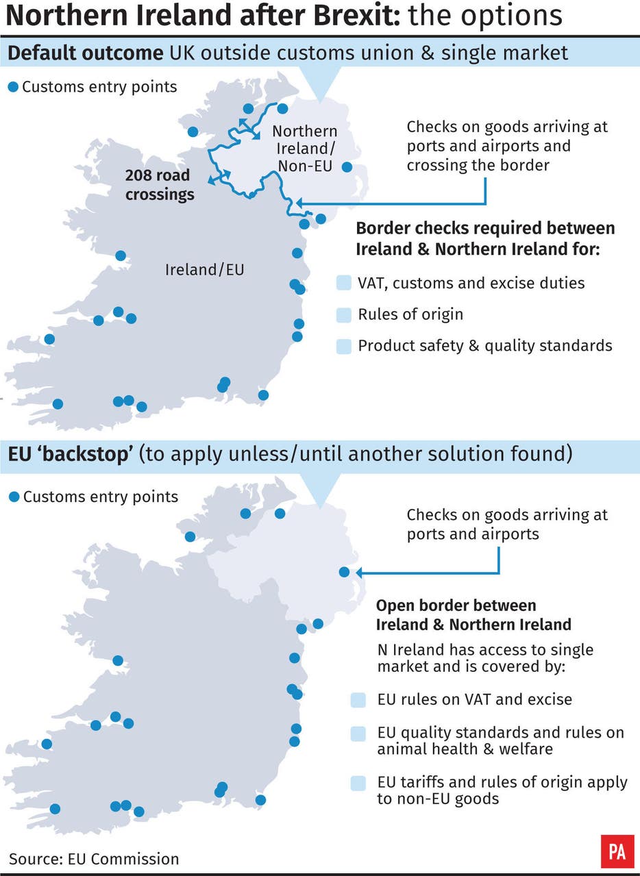 PM faces competing demands over backstop during Belfast meetings | The ...