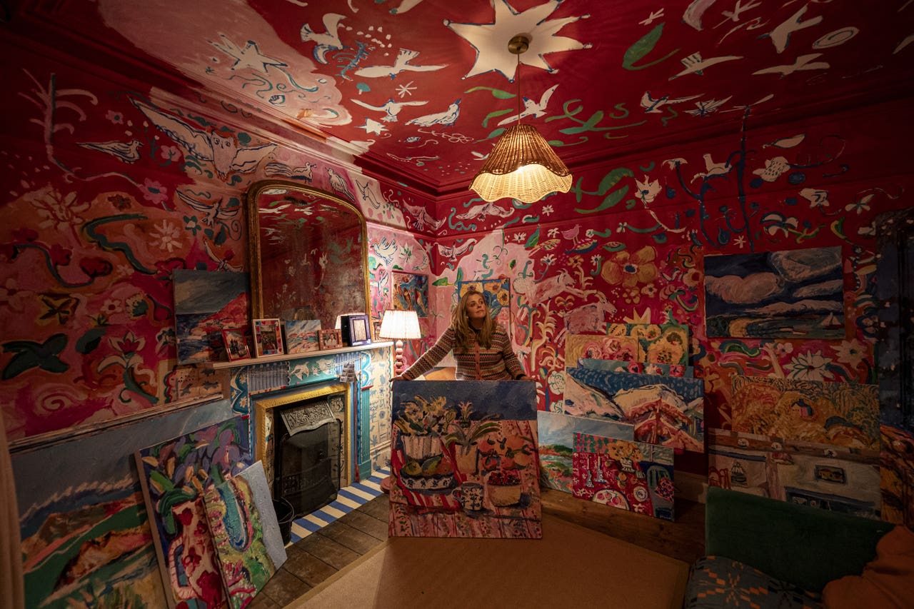 Home hand-painted by British artist goes on the market as £2m work of art | Ipswich Star