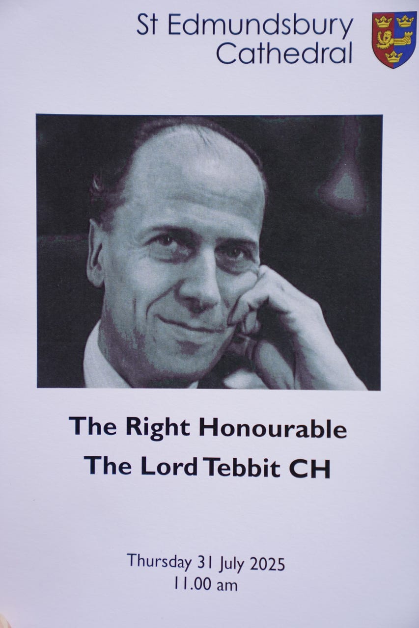 Politicians attend funeral of ‘inspiring leader’ Norman Tebbit | News ...