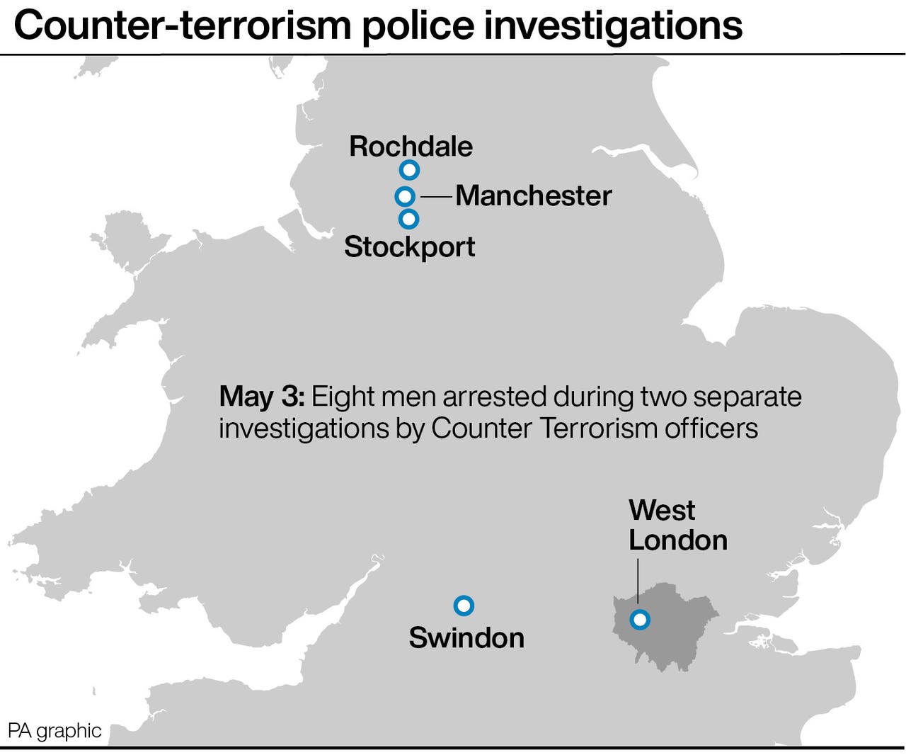 Eight arrested in two counter-terrorism operations involving Iranian ...