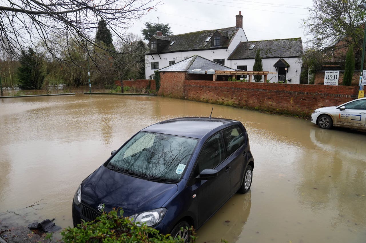 Man dies after being swept away in river as Storm Bert causes flooding ...