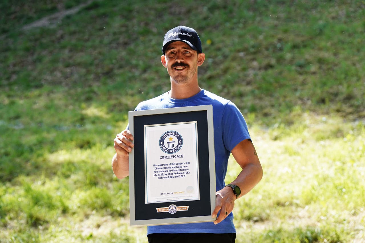 German YouTuber pips local man to win Gloucestershire cheese-rolling ...