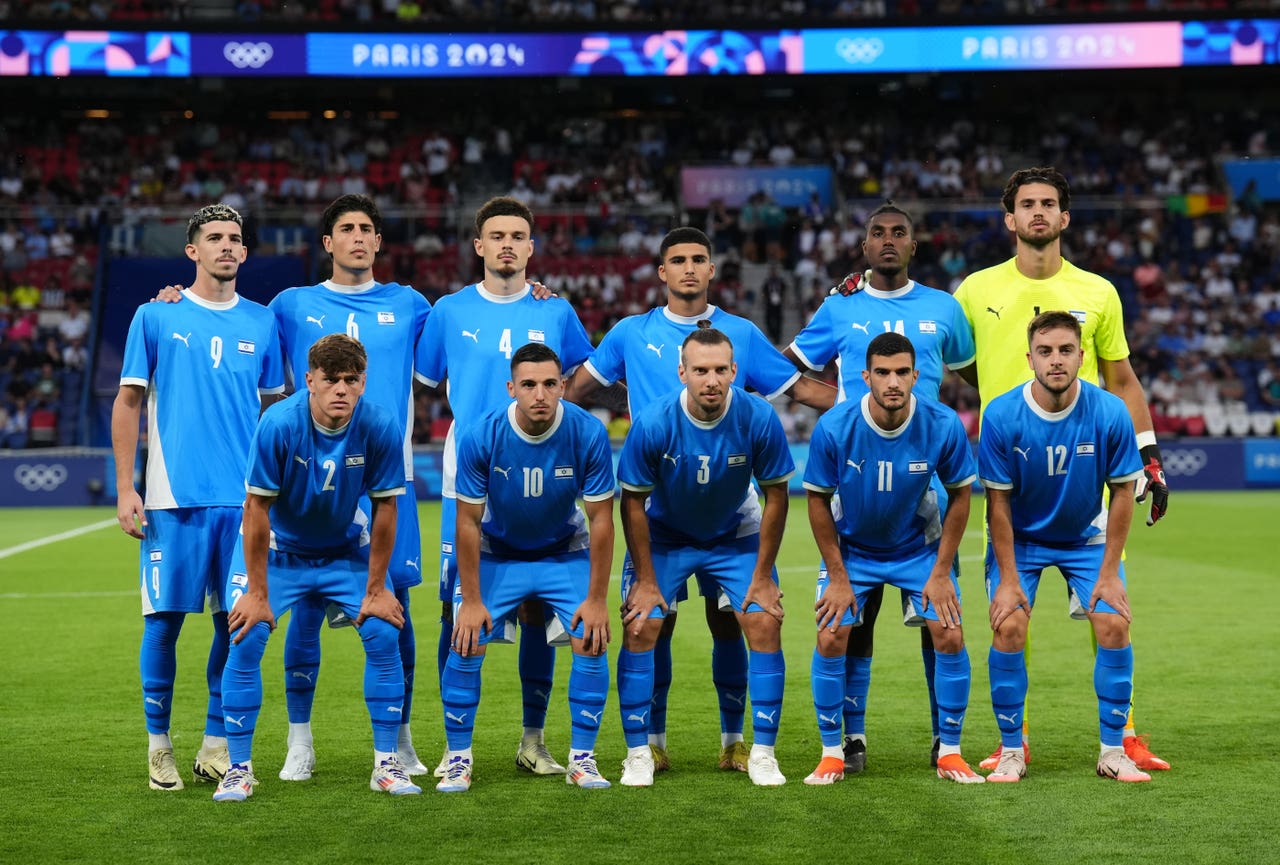 Israel’s national anthem booed ahead of first Paris Olympics football ...