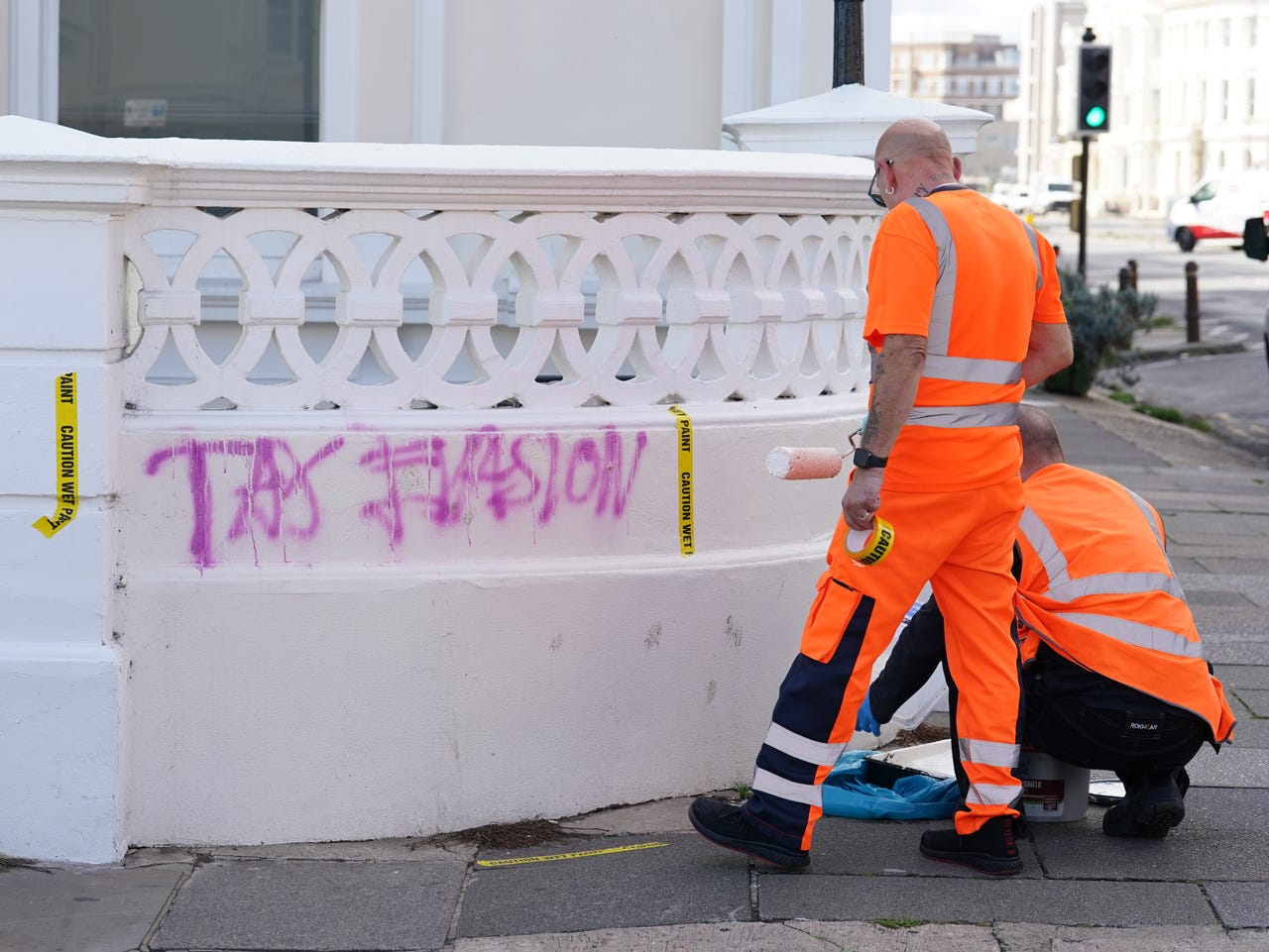 Resident pays for council to clean graffiti outside Angela Rayner’s ...
