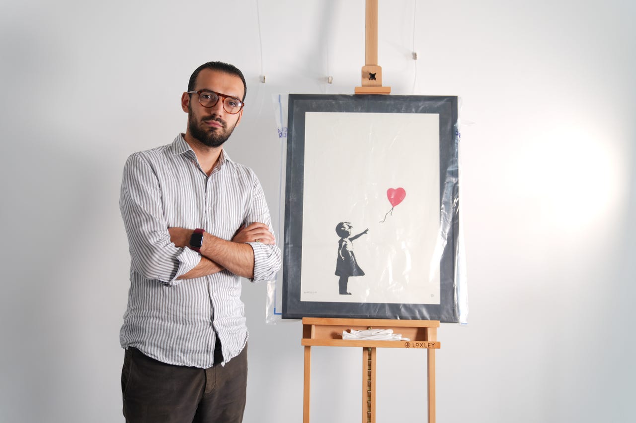 Banksy print worth £270,000 stolen in just over 30 seconds, court hears ...
