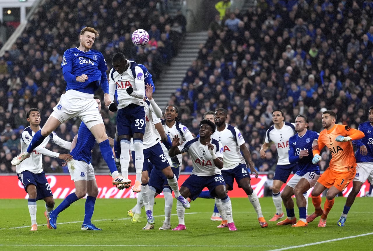 Micky van de Ven at the double as Tottenham end Everton’s unbeaten home ...
