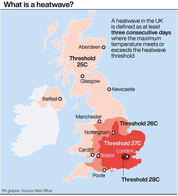 Britain braced for heatwave as temperatures climb into mid-30s | The ... Britain braced for heatwave as temperatures climb into mid-30s | The ...